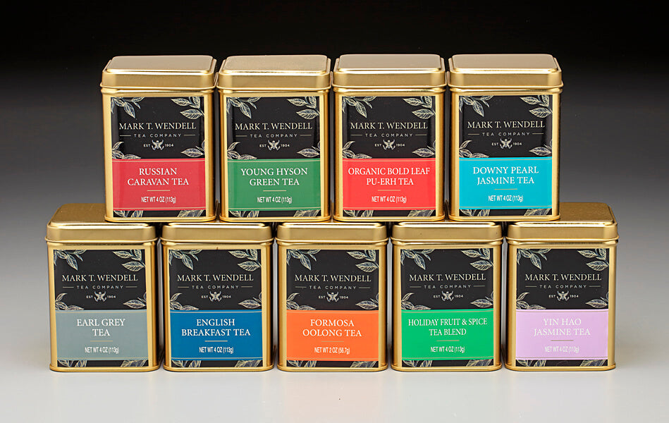 Premium Loose Leaf Tea Sampler Sets in Tins | Mark T. Wendell